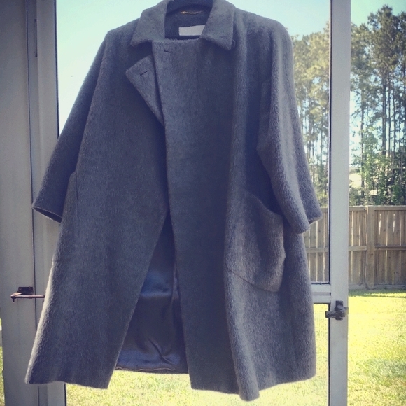 Escada | Jackets & Coats | Vintage Escada Coat 4 Alpaca Angora Mohair A ...